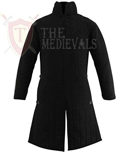 The Medieval Shop Medieval Thick Padded Full Sleeves Gambeson Coat ...