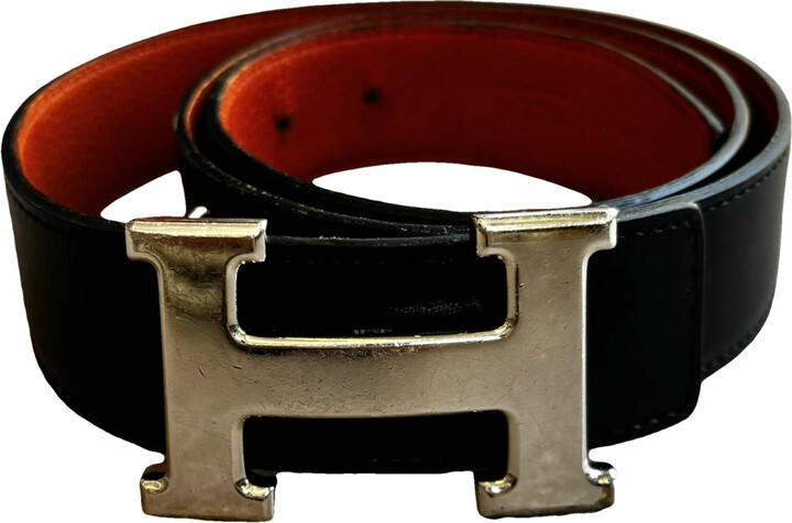 Hermes H leather belt - ShopStyle