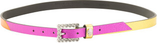 TJMAXX Leather 2 For 1 Multi Color Belt Set With Eagle Stud For Women ...
