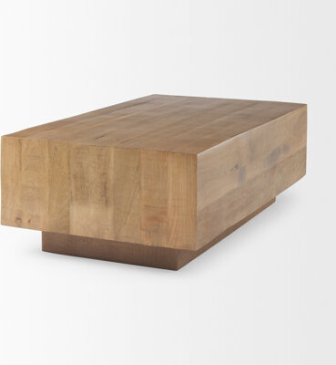 The Twillery Co. Attleboro Solid Wood Block Coffee Table - ShopStyle