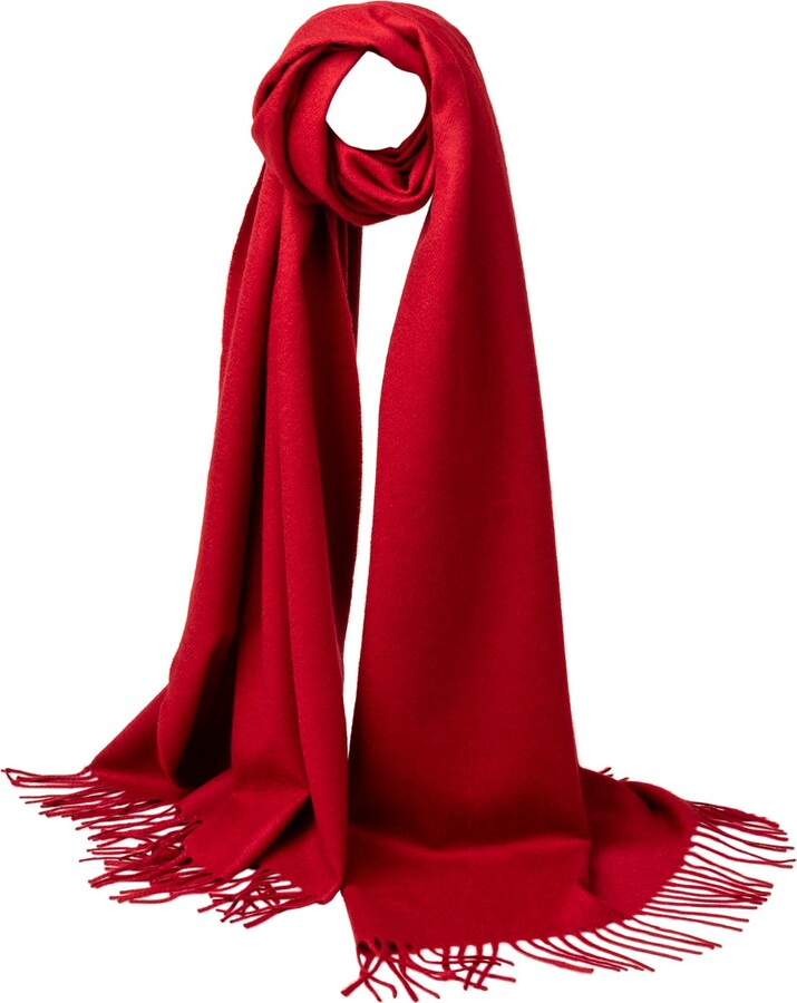 Kinalba Women's Callan Old Red Cashmere Stole - ShopStyle Scarves & Wraps
