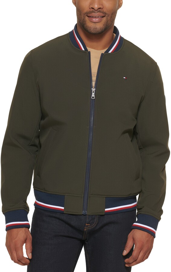 Tommy Hilfiger Soft Shell Varsity Bomber Jacket - ShopStyle
