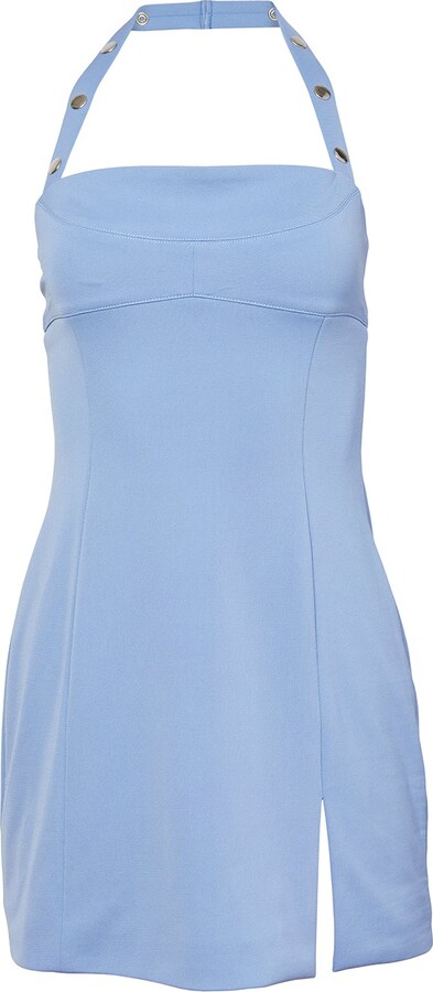 Fleur Du Mal Snap Halter Mini Dress - ShopStyle