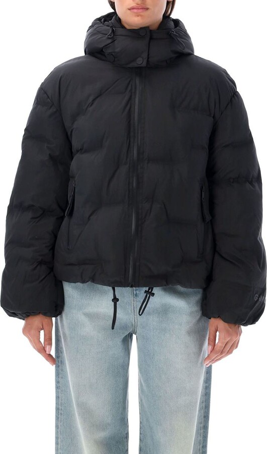 Ganni Oversized short puffer jacket - ShopStyle
