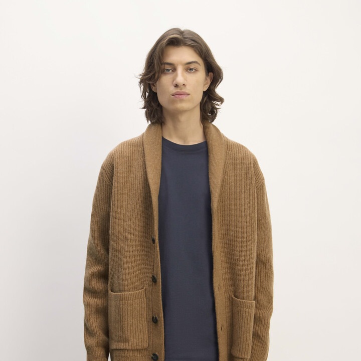 Everlane The Felted Merino Shawl Collar Cardigan - ShopStyle