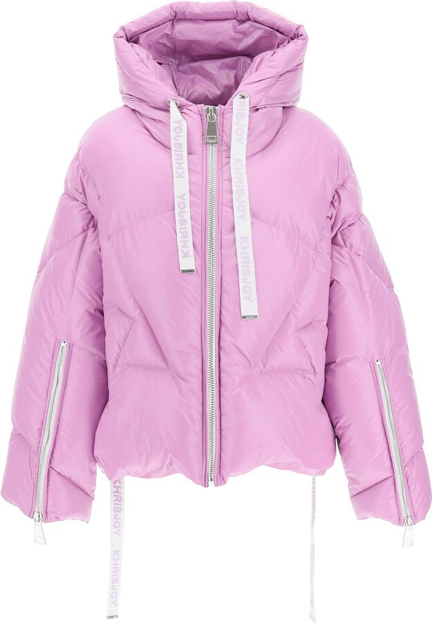 KHRISJOY Khris Iconic Shiny Padded Jacket - ShopStyle Down & Puffer Coats