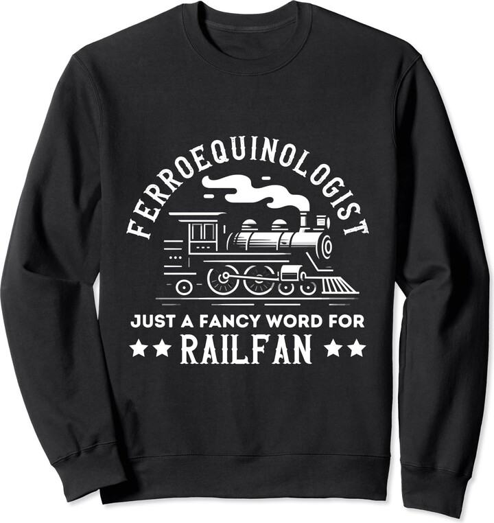 Train Watching Railway Buff Designs for Railfans Ferroquinologist Train Locomotive Watching ...