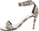 Celine Python Animal Print Sandals - ShopStyle