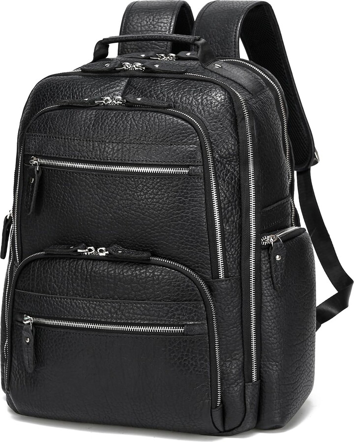 Taertii Full Grain Leather Laptop Bag Backpack For 17.3" Laptop - ShopStyle
