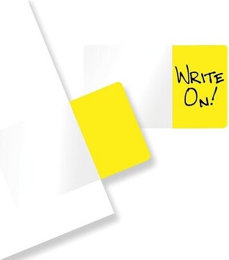 Redi-Tag Easy-To-Read Self-Stick Index Tabs Yellow 50 Tabs/Pack 437743 ...