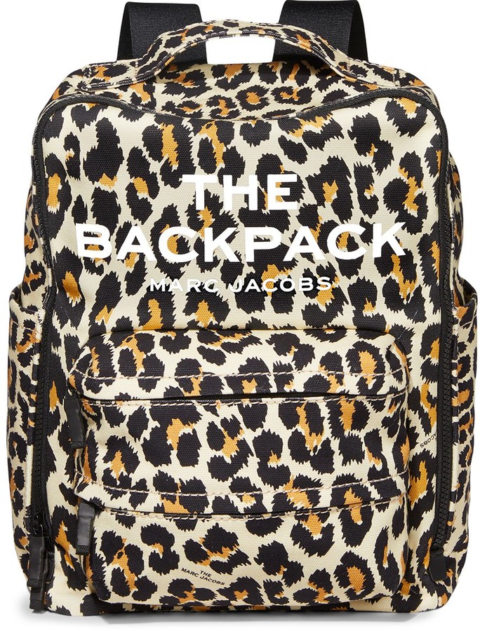 Marc Jacobs Logo-Print Leopard Backpack - ShopStyle