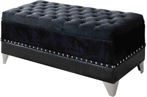 Rosdorf Park Gorgeous Tufted Trunk With Nailhead Trim, A Stylish And ...
