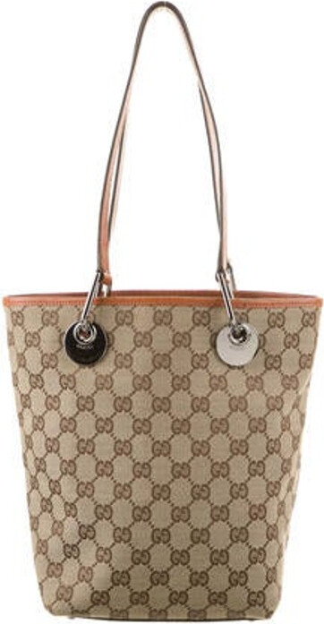 Gucci GG Canvas Small Eclipse Tote - ShopStyle