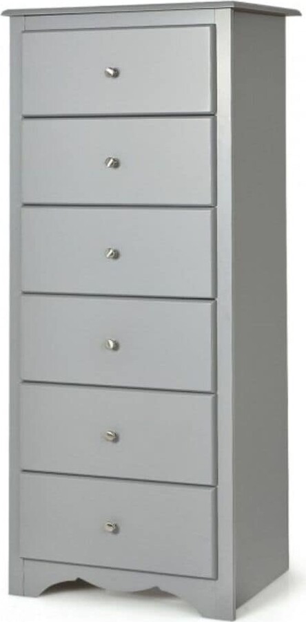 Modern 6 Drawer Tall Wood Dresser Chest - ShopStyle