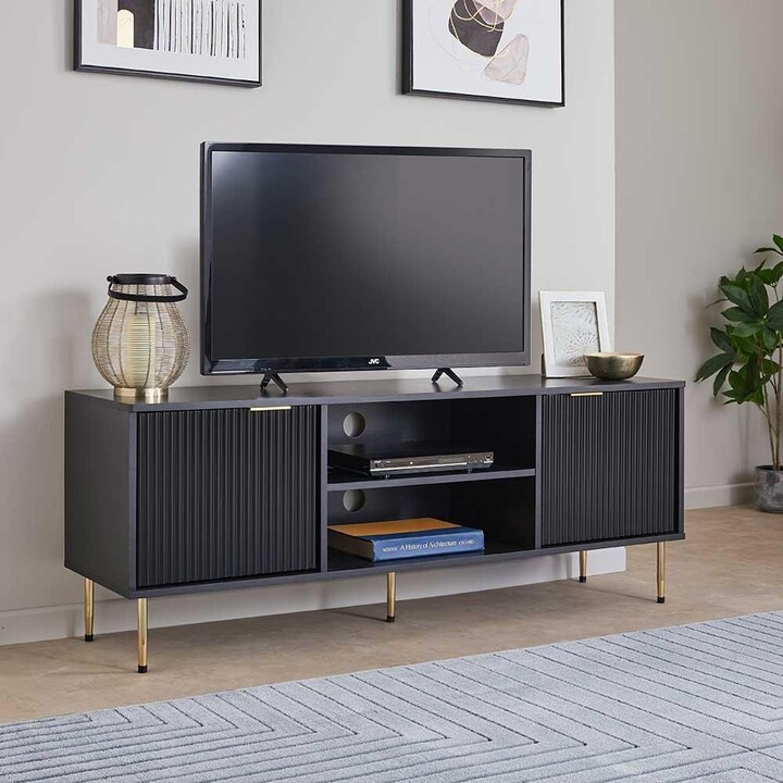 House and Homestyle 2 Door TV Unit Television Stand Entertainment ...