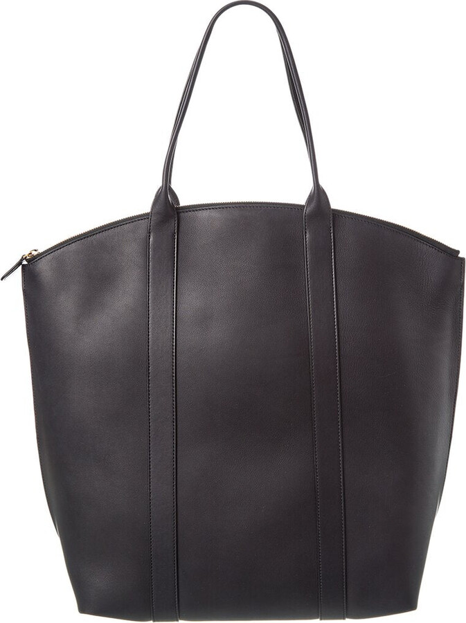 The Row Dante Leather Tote - ShopStyle