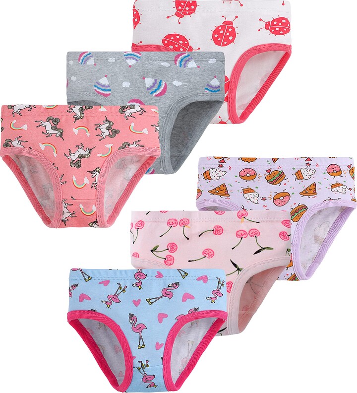 Naivete Little Girls Cotton Soft Knickers Unicorns Underwear Children ...