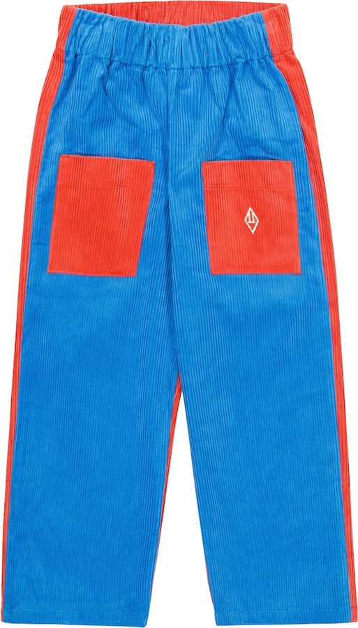 The Animals Observatory Emu colorblocked corduroy pants - ShopStyle