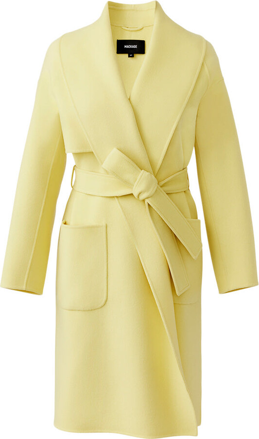 Mackage Thalia Double-face Wool Robe Coat - ShopStyle