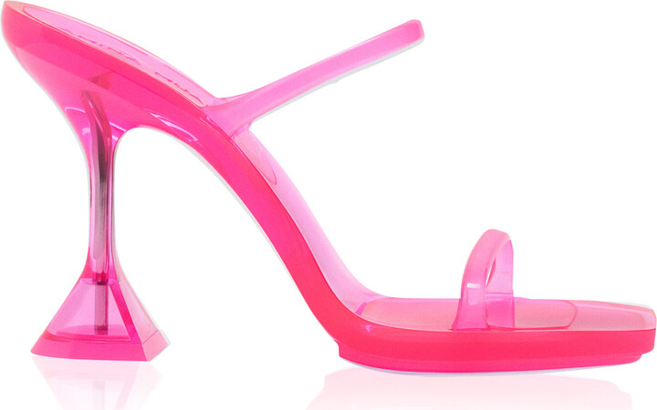 Amina Muaddi Brito PVC Sandals - ShopStyle
