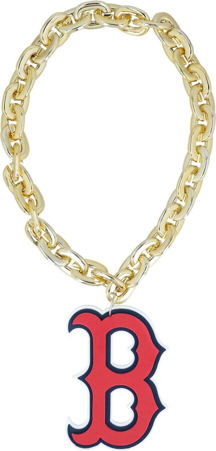 Fanfave Men's and Women's Gold-Tone Boston Red Sox Team Logo Fan Chain ...
