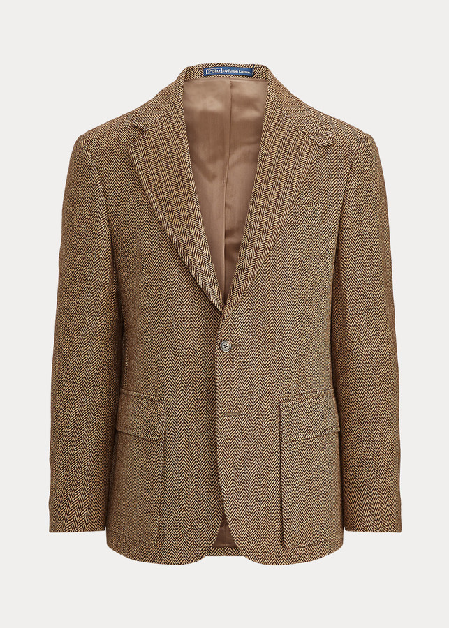 Ralph Lauren The RL67 Herringbone Jacket - ShopStyle Outerwear