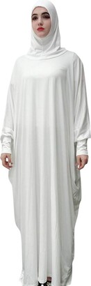 VESNIBA Muslim Prayer Dress Prayer Clothes for Muslim Women Praying ...