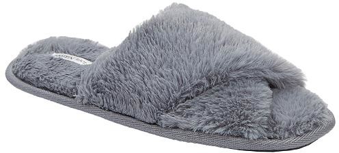 Flora Nikrooz Victoria Teddy X-Cross Slippers - ShopStyle