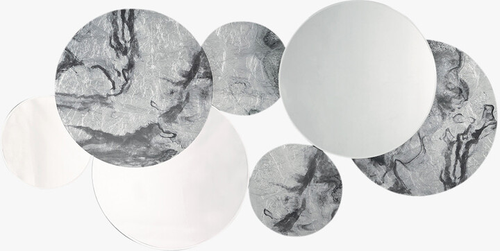 Dar Lighting Meco Rectangle Marble Effect Mirror - ShopStyle