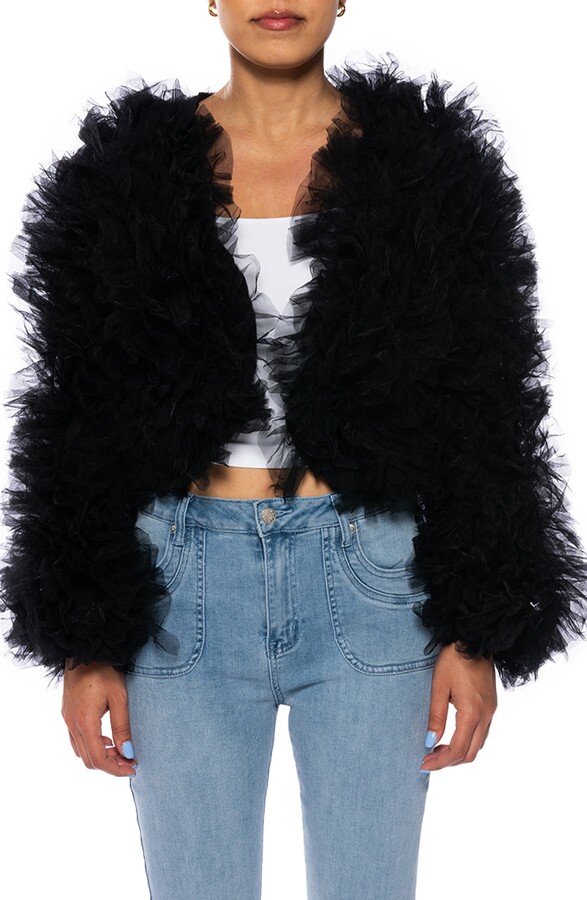 AZALEA WANG Tulle Jacket - ShopStyle