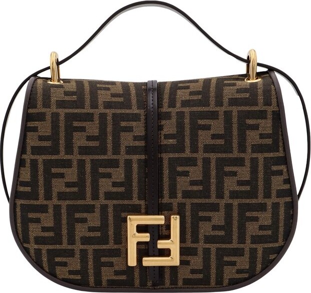 Fendi C’mon FF Jacquard Medium Shoulder Bag - ShopStyle