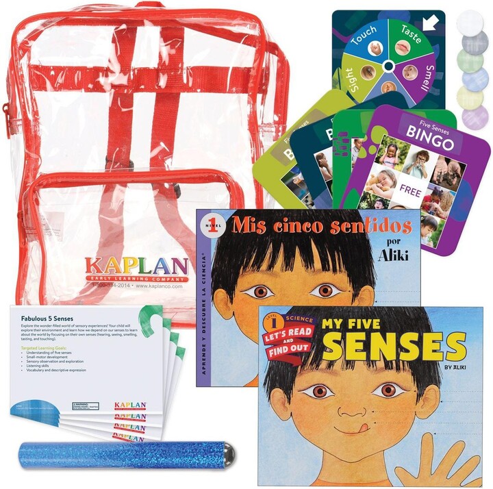 Kaplan Early Learning Back to Back Learning Kit - Fabulous 5 Senses ...