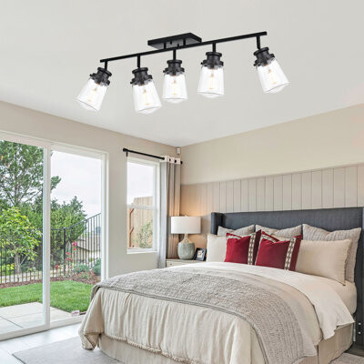 Breakwater Bay 5 Light Classic Wall Light Black Bathroom Vanity ...