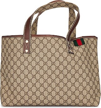 Gucci GG Supreme Sherry Tote Bag in Beige - ShopStyle