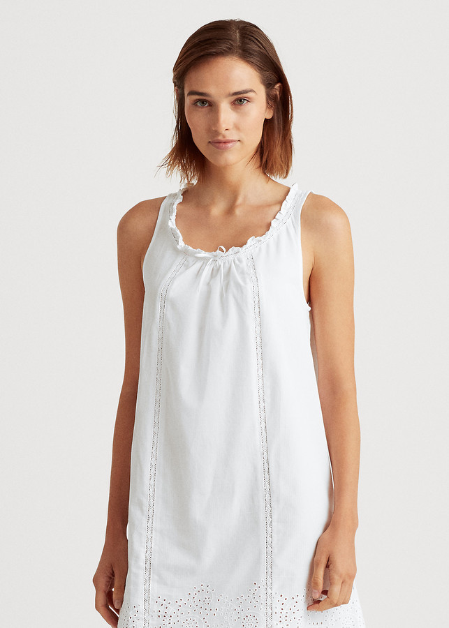 Ralph Lauren Cotton Sleep Gown - ShopStyle Women's Fashion