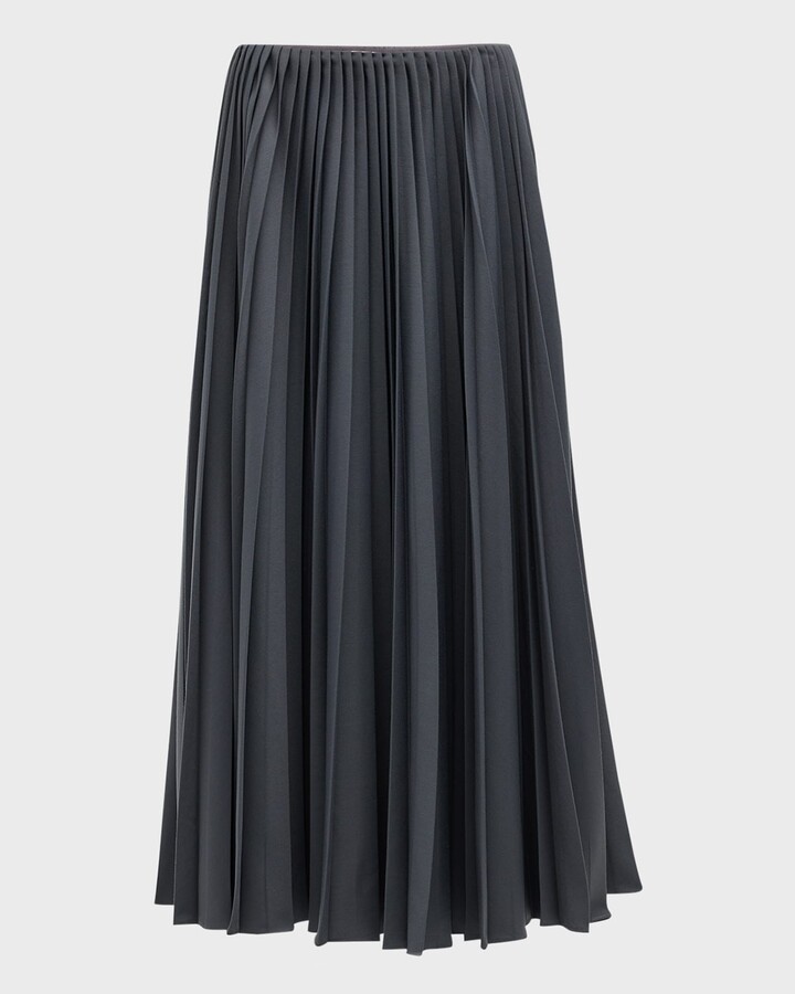 The Row Vinsky Pleated Maxi Skirt - ShopStyle