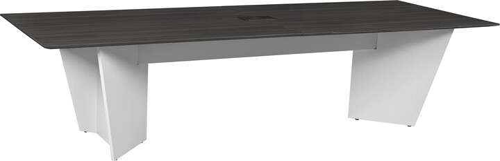 Regency Array 120" Conference Table with Power Data Grommet- Ash Grey ...