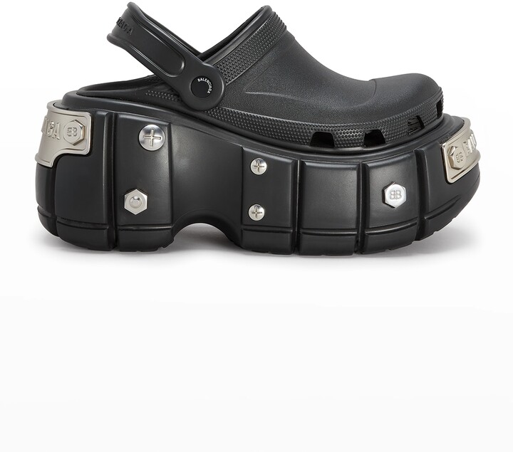 Balenciaga x Crocs™ Men's Hardcrocs™ Platform Clogs - ShopStyle Flip ...