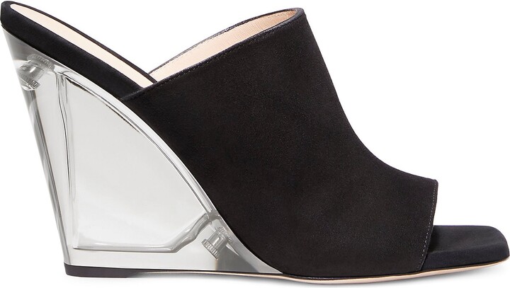 Stuart Weitzman Lucite 100 Wedge - ShopStyle