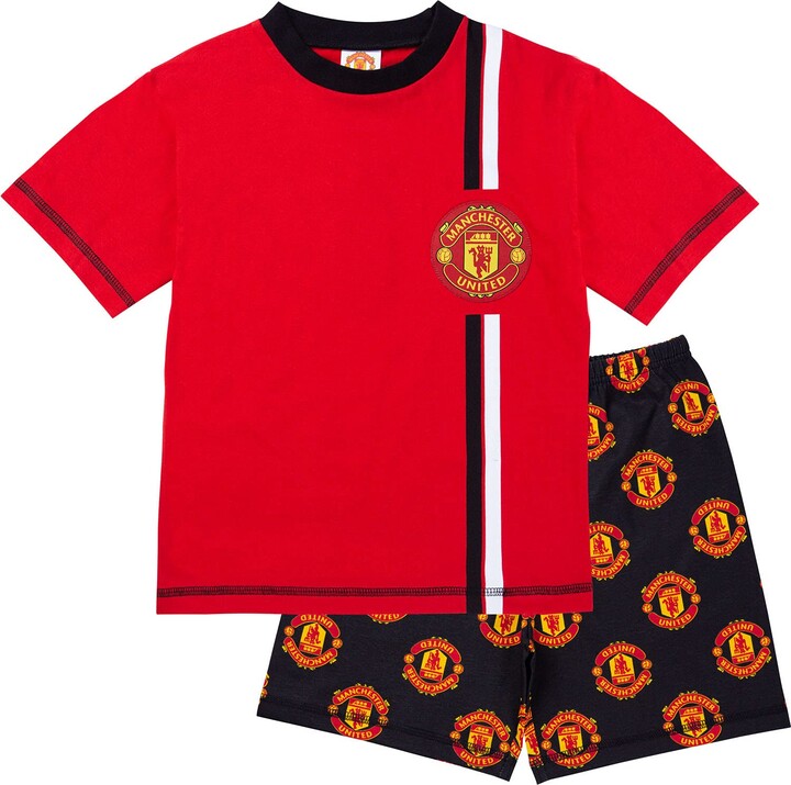 Manchester United F.C. Boys Pyjamas Cotton Man Utd Pjs Official ...