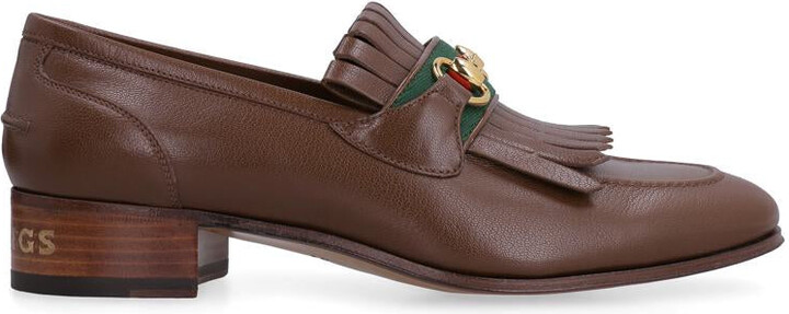 Gucci Horsebit Leather Loafers - ShopStyle