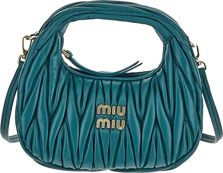 Miu Miu Wander Matelass Ini Hobo Bag - ShopStyle