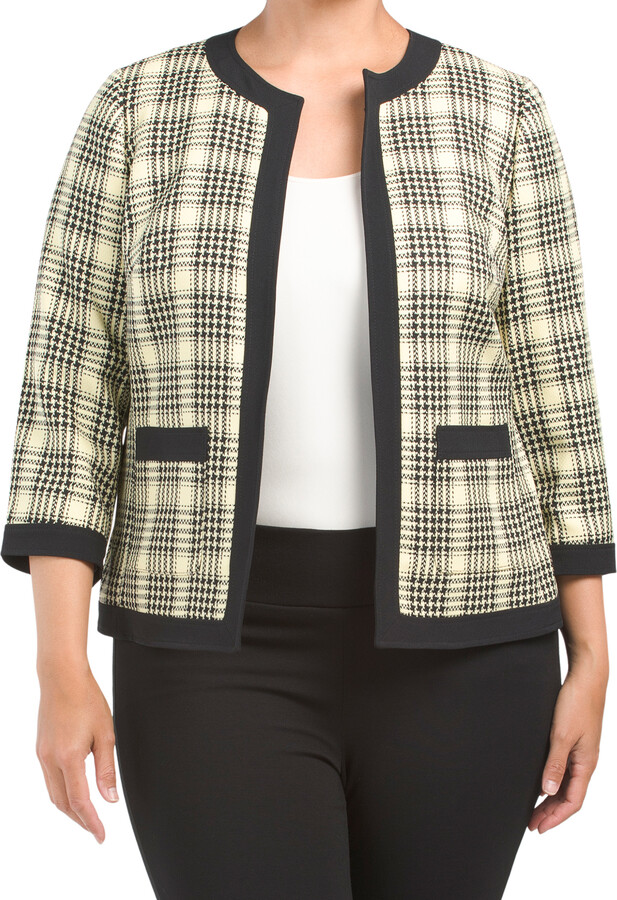 Kasper Plus Framed Jacket - ShopStyle