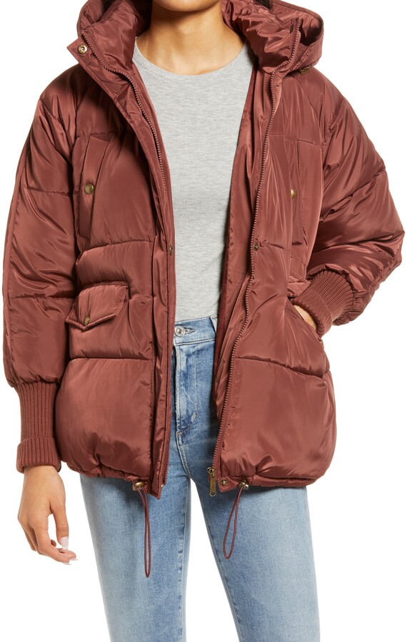 Sam Edelman Short Water Repellent Puffer Jacket - ShopStyle