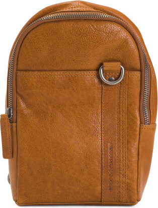 Leather Sling Backpack for Women - ShopStyle