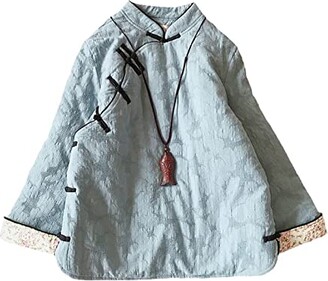 LANG XU GLASS Traditional Chinese Clothing For Women Coat Hanfu Female ...