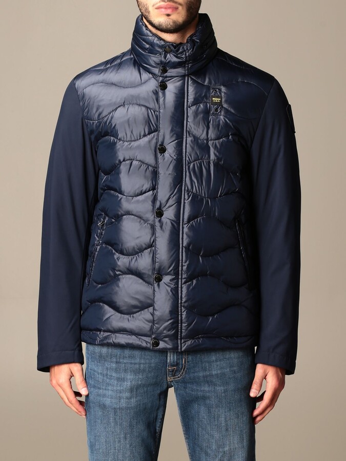 Blauer down jacket in wave quilted nylon - ShopStyle Outerwear