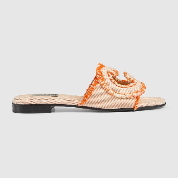 Gucci Women's Interlocking G slide sandal - ShopStyle