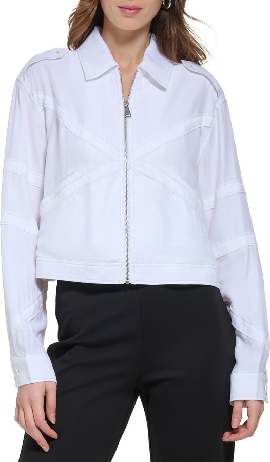 DKNY Crinkle Jacket - ShopStyle