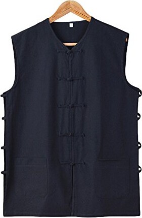 ZooBoo Chinese Waistcoat Wing Chun Sleeveless Vest Martial Arts ...